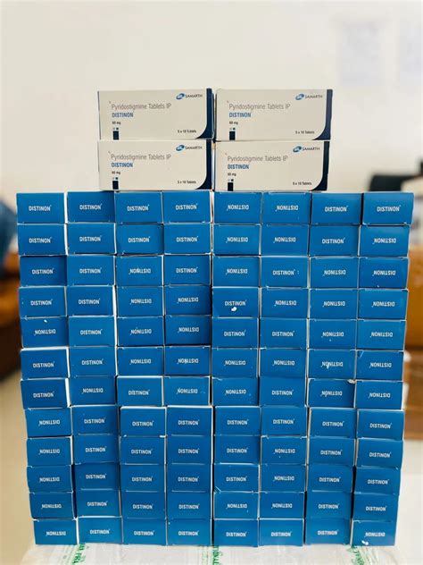 Pyridostigmine Tablets 60 Mg At ₹ 90box Steroids And Harmones In