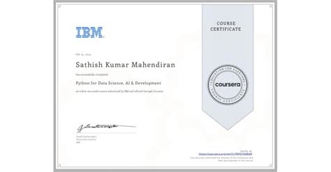 Learn Python With Ibm And Coursera Sathish Kumar M Posted On The Topic Linkedin