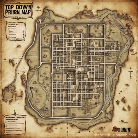 Prison Map Overview Stable Diffusion Online