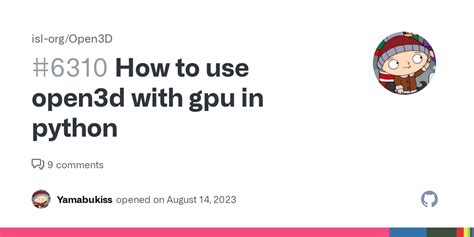 How To Use Open3d With Gpu In Python · Issue 6310 · Isl Orgopen3d