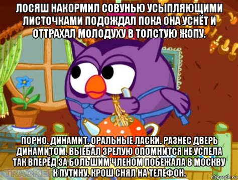 лосяш накормил совунью усыпляющими листочками подождал пока она уснёт и оттрахал молодуху в