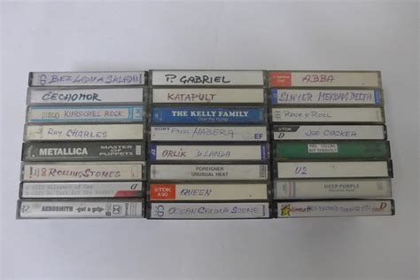 Audiokazety U2 OrlÍk Habera Gabriel Foreigner Čechomor Cocker Bez Ladu