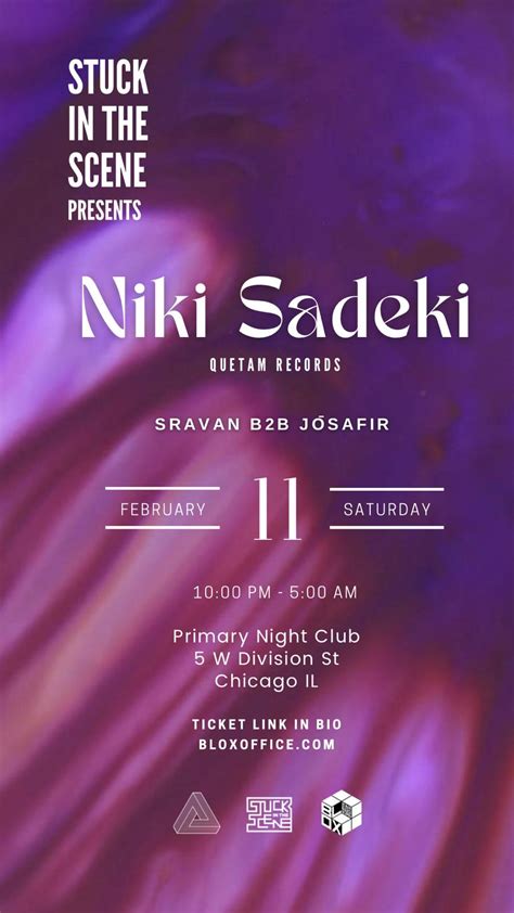 Stuck In The Scene Presents Niki Sadeki — The Blox Office