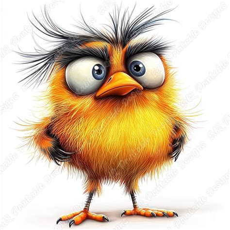 20 Niedliche Schrullige Vögel Clip Art Wunderliche Vögel Druckbare