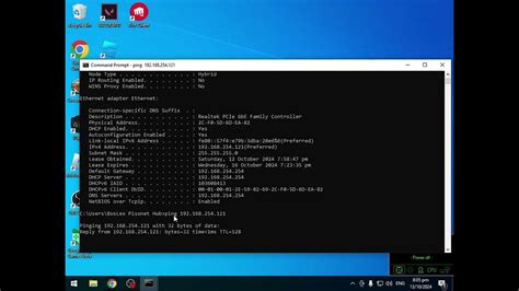 basic ipconfig ipconfig all ping tracert nslookup youtube