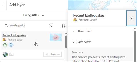 Map In A Minute Map An Earthquake Using Arcgis Online And Arcgis Living Atlas