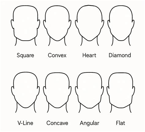 Different Types Of Jawlines Male And Female The 8 Shapes