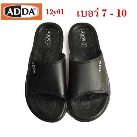 รองเท้า แตะ Adda สีดำ Shopee Thailand