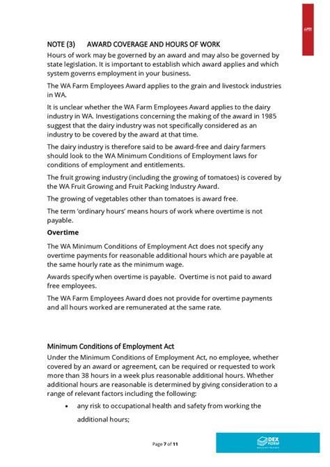 Employment Contract Template Western Australia In Word And Pdf