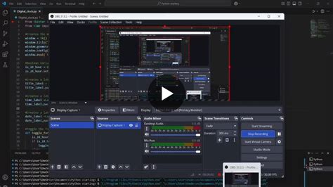 🎯task 1 Completed Digital Clock Using Python As Part Of My Internship I Developed A Digital
