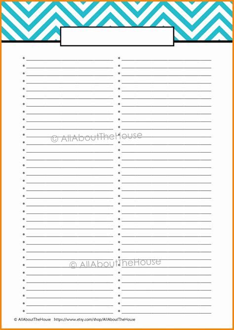 Editable Checklist Template Word Peterainsworth