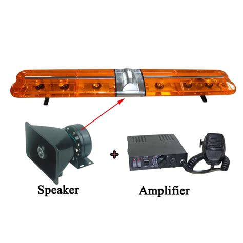 71 Inch Halogen Rotating Recovery Flashing Beacon Light Bar Tbd Ga 110z