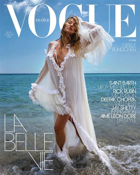 Gisele B Ndchen Makes A Triumphant Return To The Cover Of French Vogue For June July