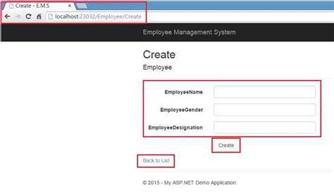 Crud Operations In Mvc Using Business Layer And Scaffolding