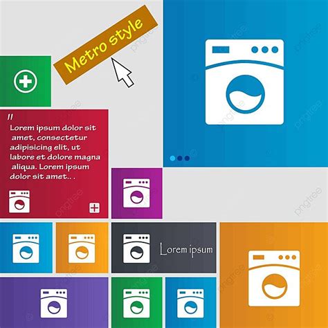 Modern Website Interface Buttons With Cursor Pointer Featuring A