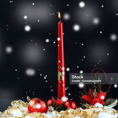 축제 배경에 크리스마스 촛불입니다 복사 공간이 있는 사진 12월에 대한 스톡 사진 및 기타 이미지 12월 가정의 방 계절 Istock