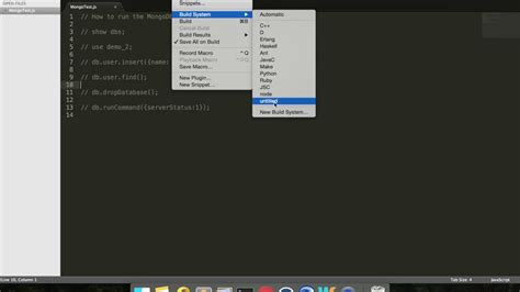 Run Mongodb Using Sublimetext Editor2 Youtube