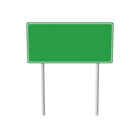 Blank Road Sign Clip Art