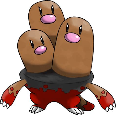 Dugtrio Pokemon Graphics Png Image
