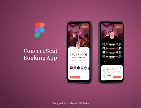 Concert Seat Booking App Behance