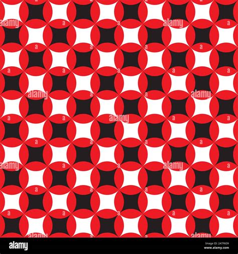 Seamless Intersecting Geometric Vintage Circle Pattern Stock Vector Image And Art Alamy