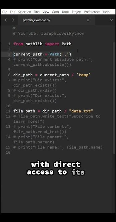 Dont Import Os Try Pathlib Instead Python Youtube