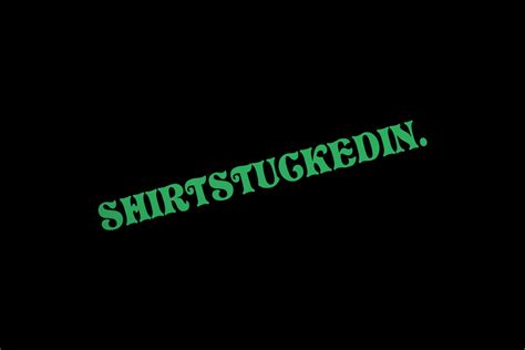 Shirtstuckedin Logo Sticker Shirtstuckedin