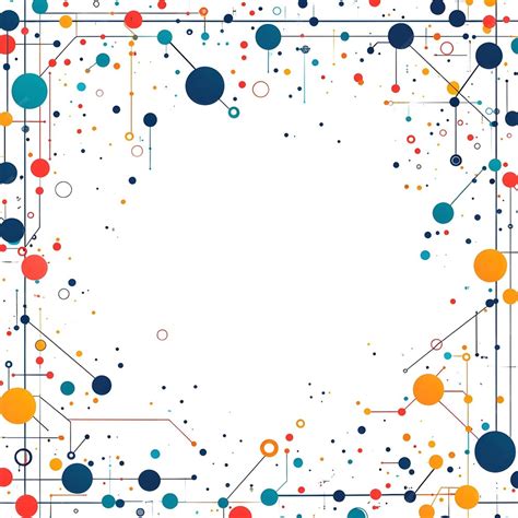 Flat Ai Driven Neural Network Frame Concept As A Minimalistic Border Frame With Neural Network