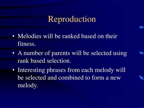 Ppt Melody Generation With Evolutionary Computation Powerpoint