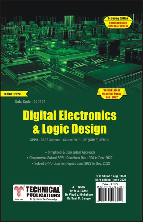 digital electronics and logic design for sppu 19 course se iii comp technical publications