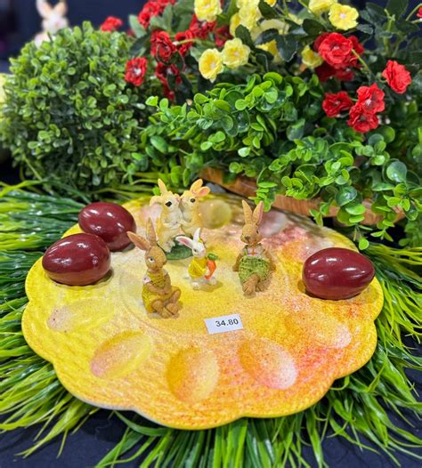 საწყობი ბიბი 🌿 სააღდგომო დეკორატიული თეფში კვერცხის ჩასადებად 12 კვერცხიანი ფასი 34 80