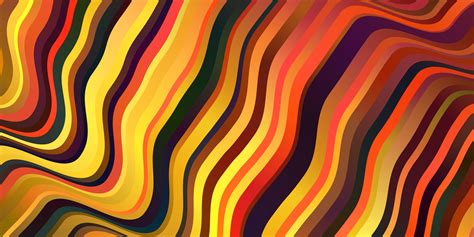 Dark Orange Vector Background With Curves 2544603 Vector Art At Vecteezy