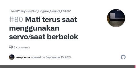 mati terus saat menggunakan servo saat berbelok · issue 80