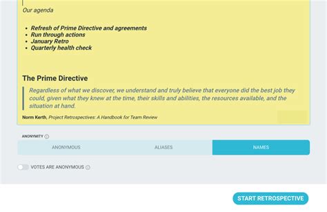 What Is The Retrospective Prime Directive TeamRetro