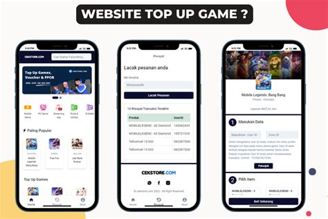 Website Top Up Game Kita Digital Marketplace Product Digital