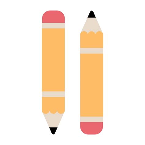 El Icono Del Lápiz Vector Premium