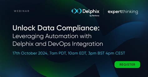 expert thinking on linkedin unlock data compliance leveraging automation with delphix and devops…