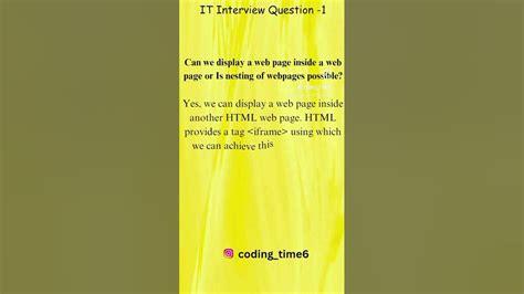 It Interview Question 1 For Frontend Developer Htmlcsslearnmoreinshorts