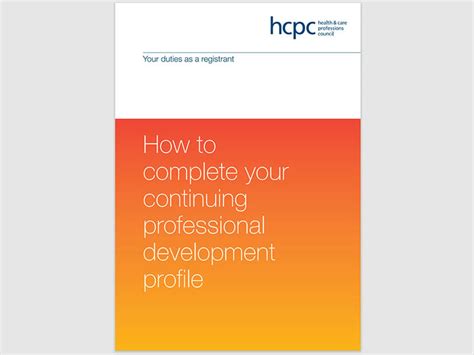 Cpd Resources The Hcpc