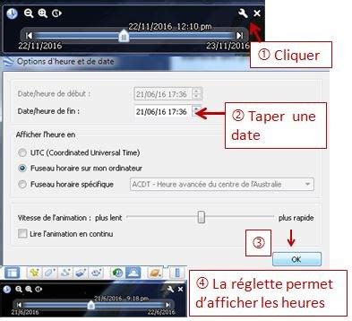 Affichage Date Heure Eduterre