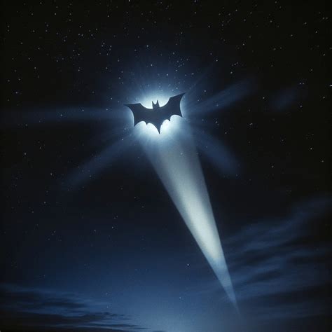 Batman Symbol In Sky Drawing