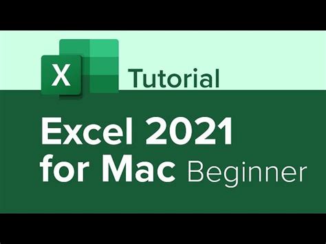 Free Video Excel 2021 For Mac Beginner Tutorial From Learnit Training
