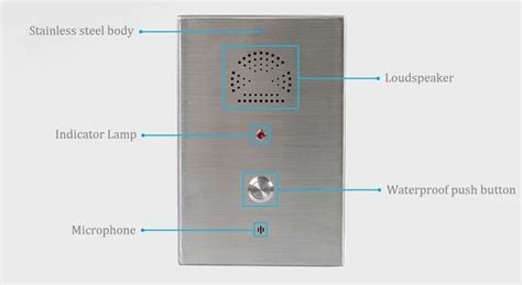 China Waterproof Telephone Intercom System Manufacturers And Suppliers Best Factory J R