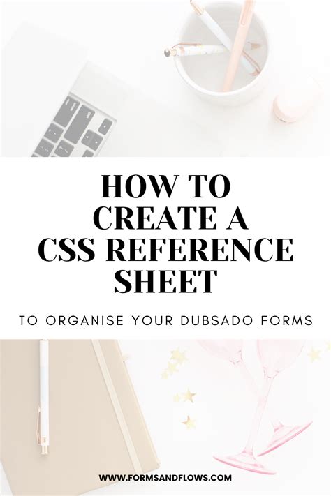 how to create a css reference sheet for your dubsado forms this post
