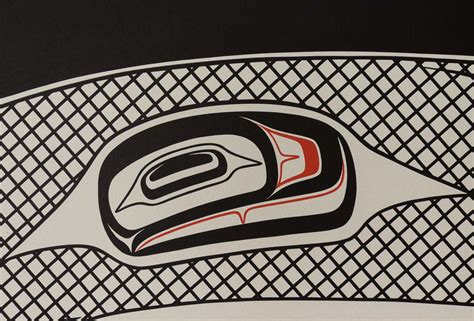 Wolf Inside Its Own Foot By Robert Davidson Haida Art