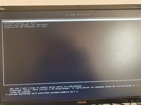 Grub Theme Disappeared General System EndeavourOS
