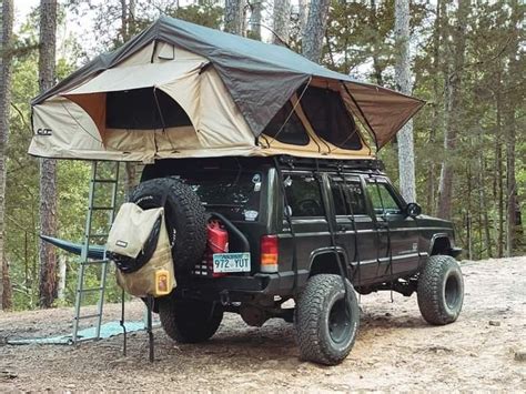 Jeep Cherokee Xj With Camping Setup