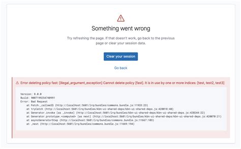ILM Failure To Delete A Policy Shows A Fatal Error Issue 56670
