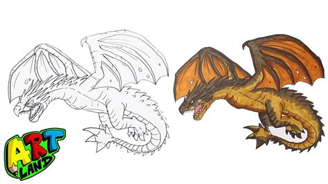 How To Draw A Dragon From Harry Potter