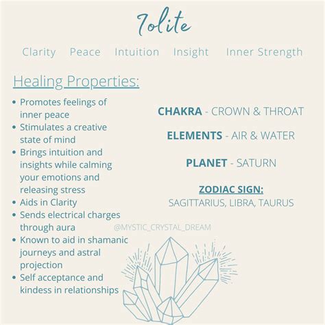 Iolite Meaning Mystic Crystal Dream